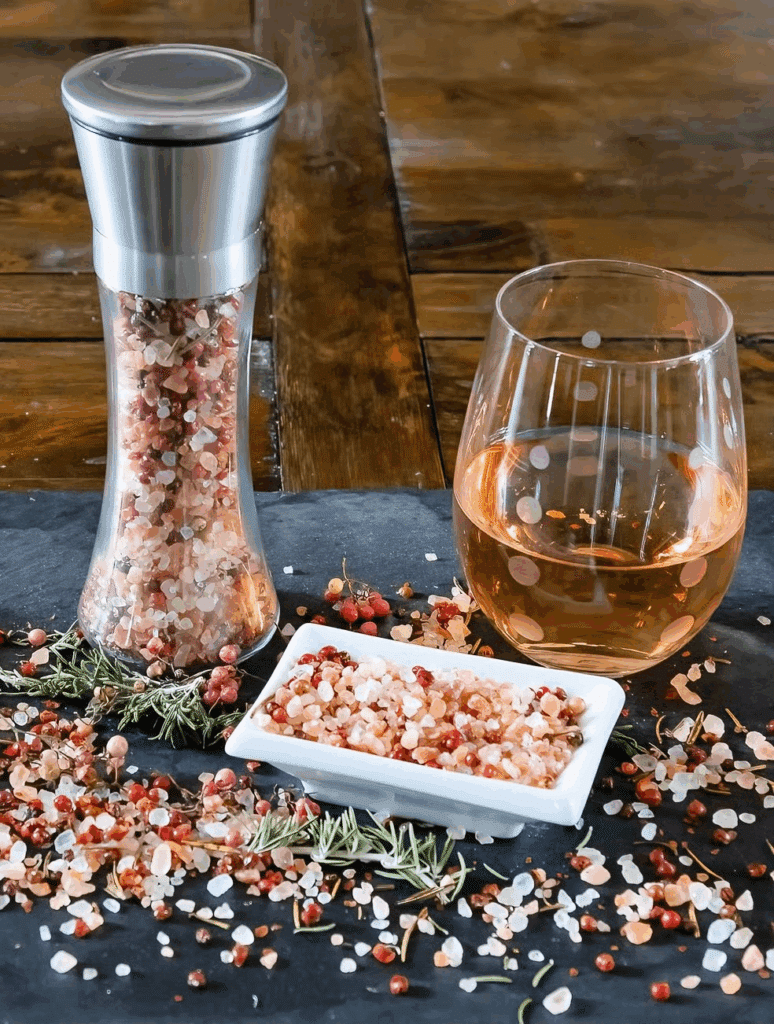 Rose Infused Pink Salt Grinder - PJ's Fine Bamboo Rods