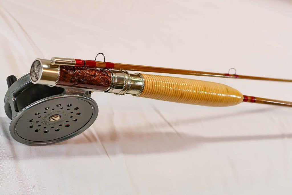 #4 Two Piece, Rattan Grip Retail Bamboo Fly Rod - PJ's Fine Bamboo Rods