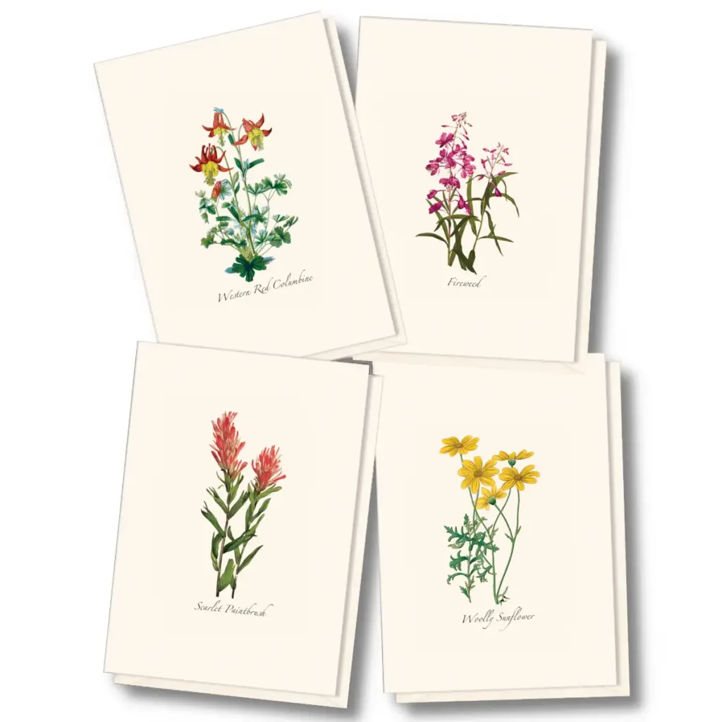Western Wildflower Assortment Note Cards - PJ's Fine Bamboo Rods